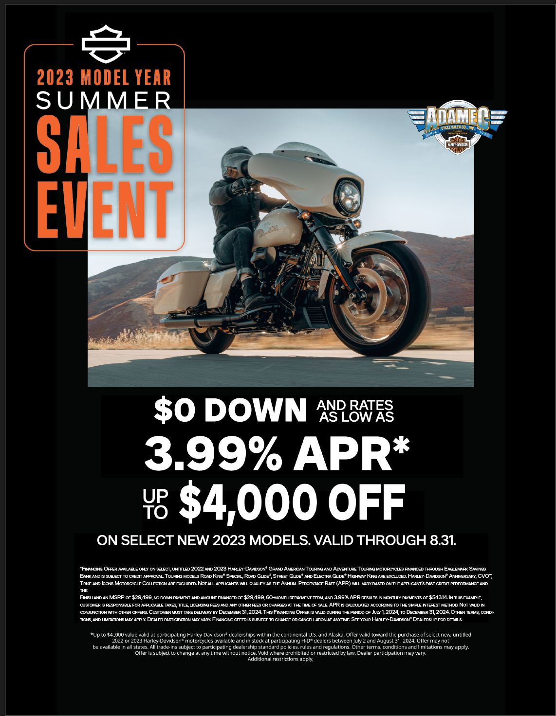 Harley-Davidson Promotions | Florida | Adamec Harley-Davidson